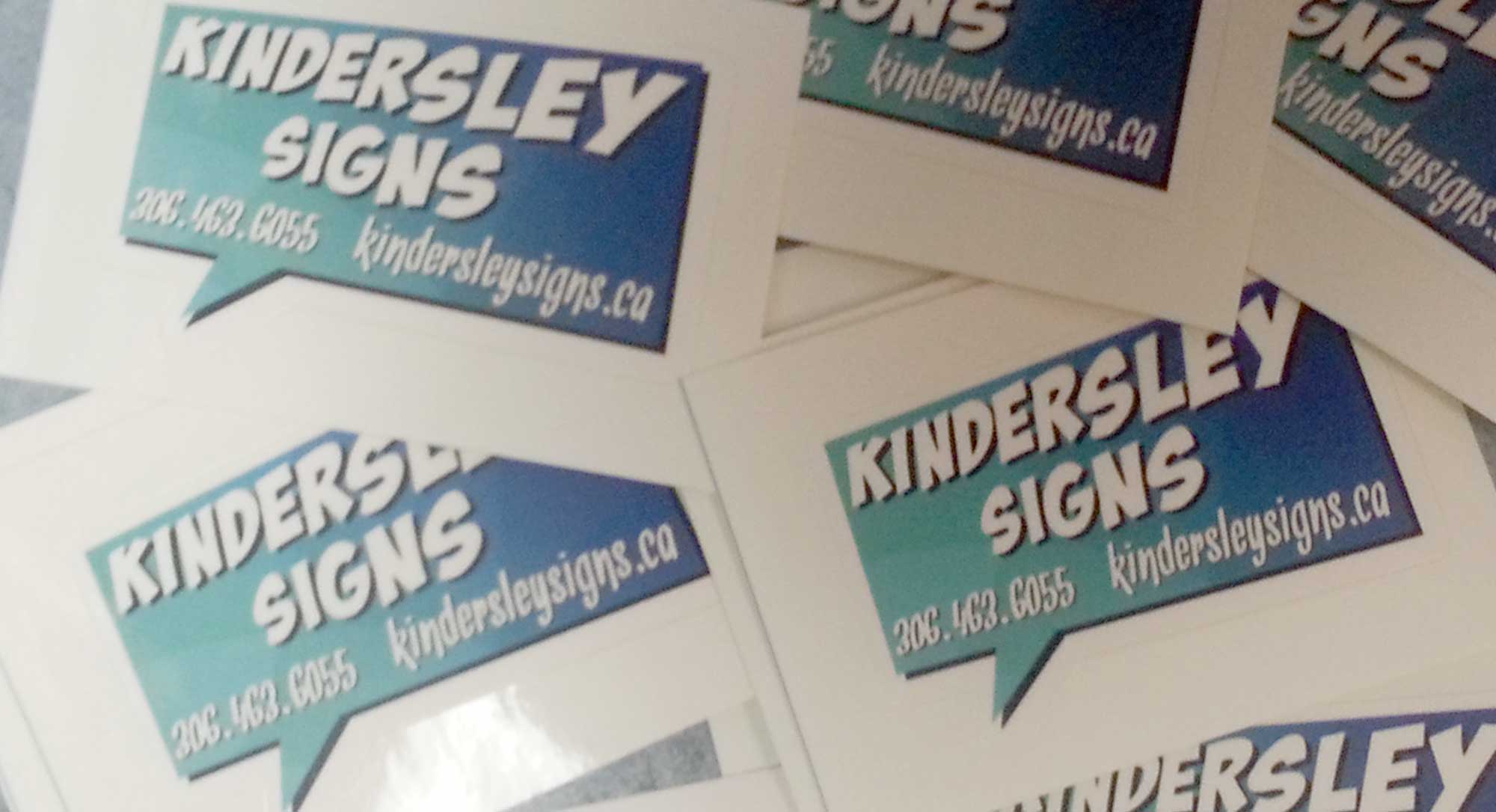 stickers – Kindersley Signs